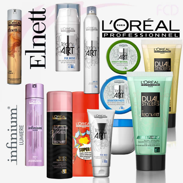 Spray et Gel de L'Oréal, grossiste coiffure