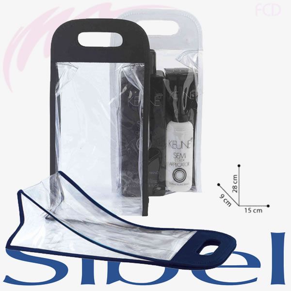 Sac transparent pour la coiffure